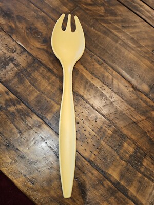 Tupperware Spork Spoon Fork Harvest Gold Serving Kitchen Cooking ...