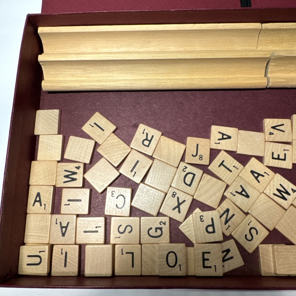 Scrabble Crossword Board Game 1976 Complete Selchow & Righter Vintage ...