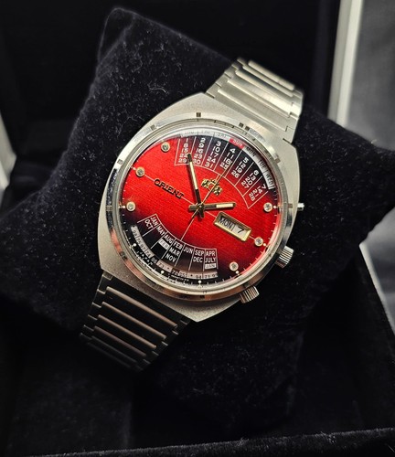 Orient College Perpetual Multi Year Calendar Japanese Automatic Mens ...