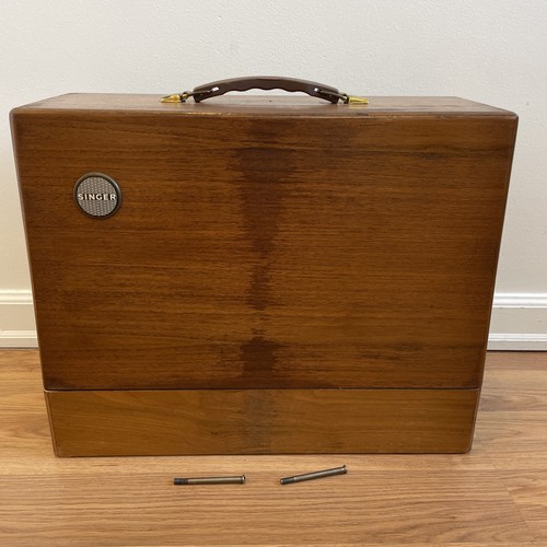 Singer Wood Case With Fixing Screws In Great Condition, 328, 500, 401A ...