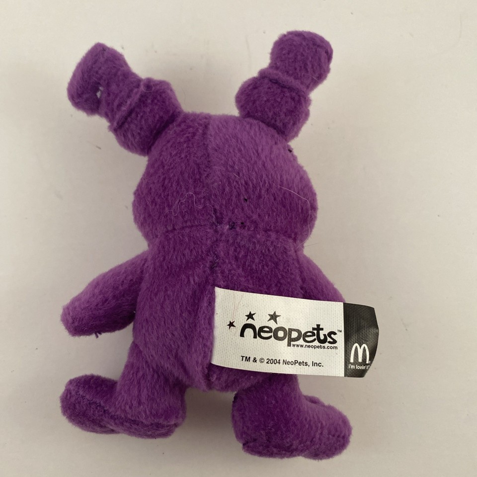 Neopets Purple Grundo + Red Yurble Plush McDonalds Happy Meal Toy 2004 ...