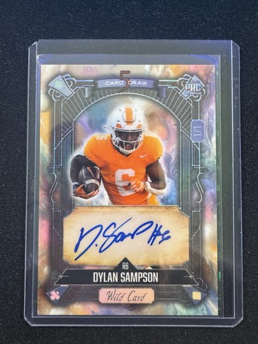 2024 Wild Card 5 Card Draw DYLAN SAMPSON PRC 1/1 Auto Spring Easter ...