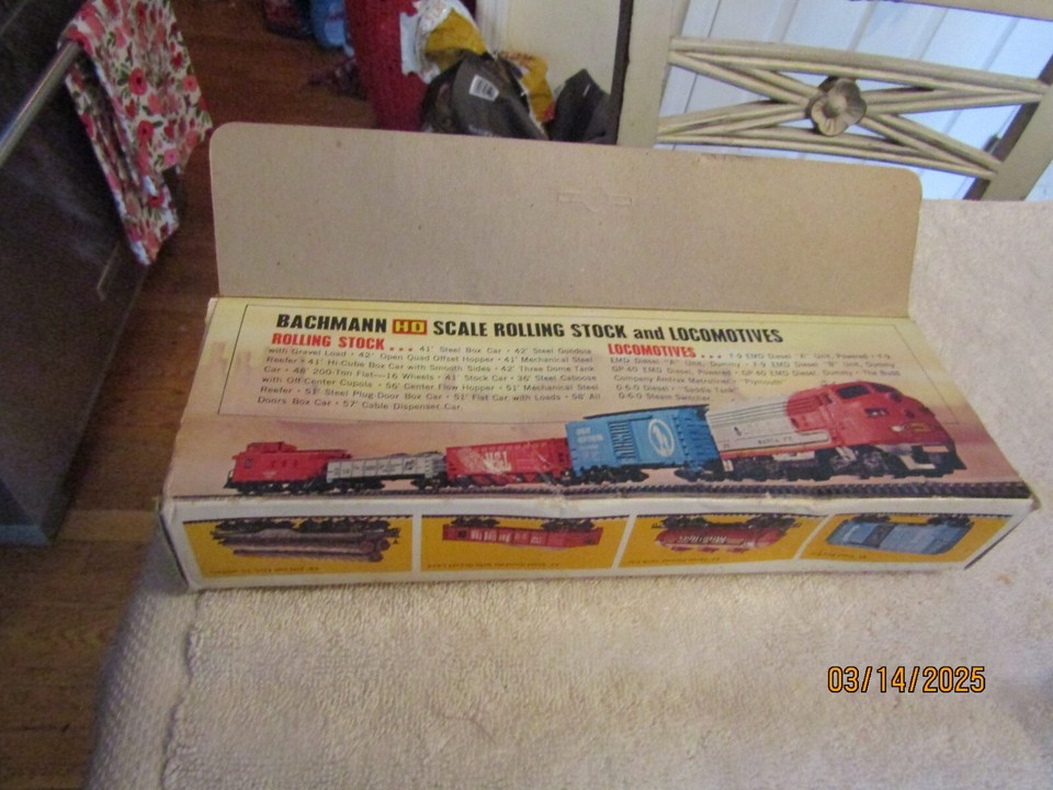 Vintage Bachmann HO Pwrd EMD F9 Diesel Locomotive Union Pacific 1206 ...