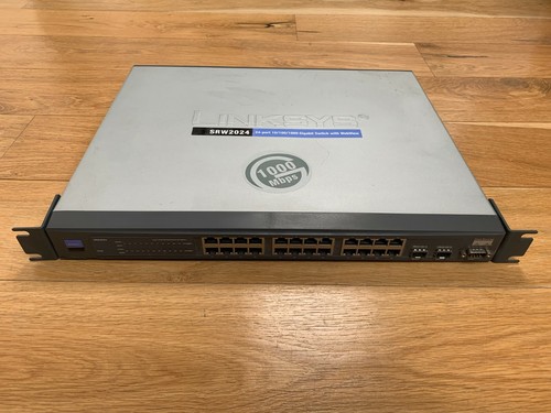 Cisco Linksys Business SRW2024 24-Port Gigabit Managed Switch with ...