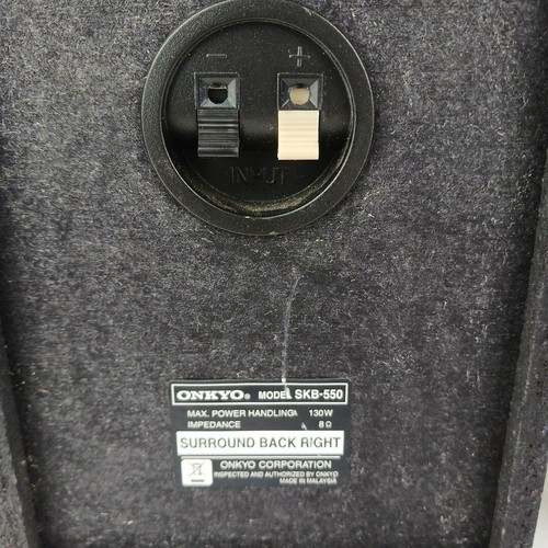 Onkyo SKB-550S And SKB-550 Speaker Surround Right And Back Right ...
