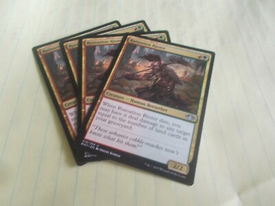 Ruination Rioter x4 MTG Modern Horizons Multi-Color Uncommon Creature ...