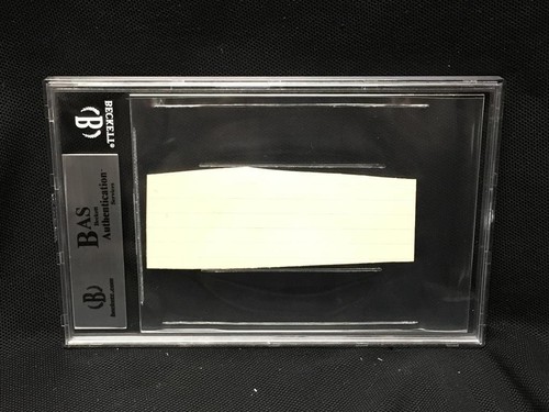 HELENE HEIGH MONSIEUR VERDOUX ORIGINAL SIGNED AUTOGRAPH 2X4 BAS BECKETT ...