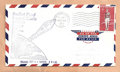 POLARIS LAUNCH OCT 16,1963 CAPE SWANSON SPACE COVER NASA | eBay