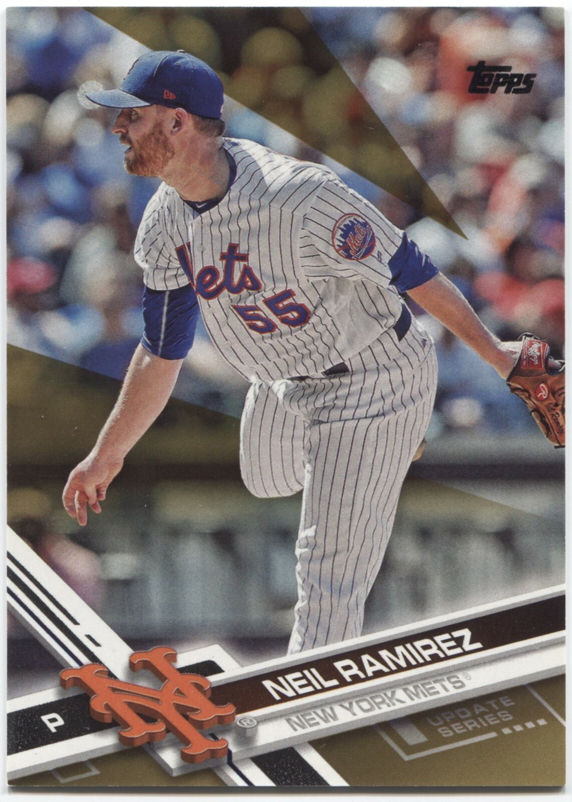 NEIL RAMIREZ 2017 Topps Update GOLD Parallel #/2017 - NEW YORK METS ...