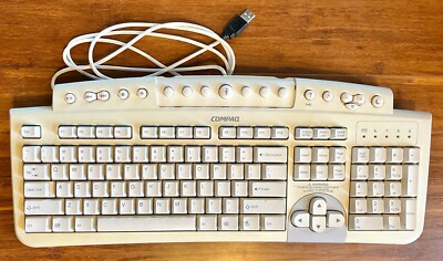 Vintage Compaq Wired USB Keyboard Model SDM4540UL | eBay