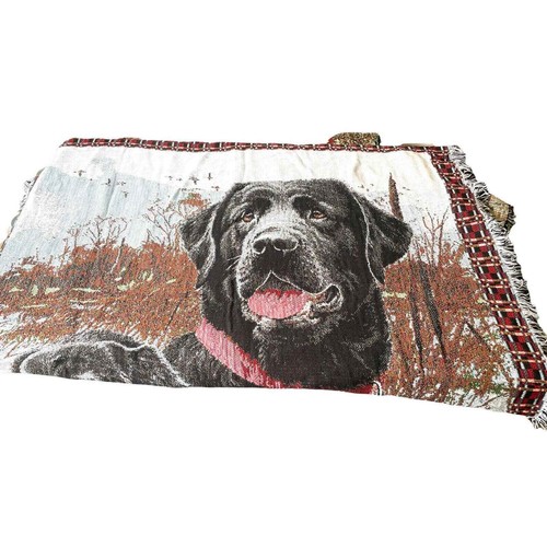 The Rug Barn American Classics Throw Blanket” Black Lab Legacy” NWT ...