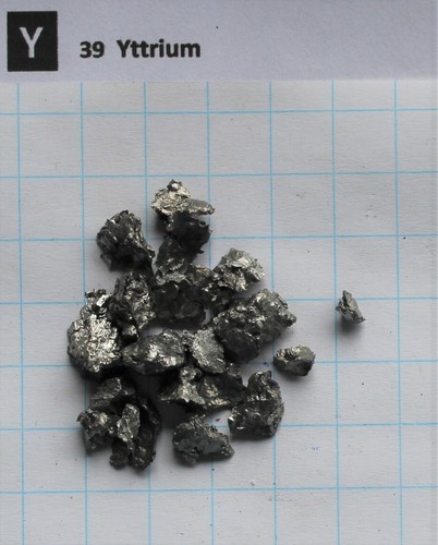 10 grammes 99.95% Yttrium metal pure element 39 sample | eBay
