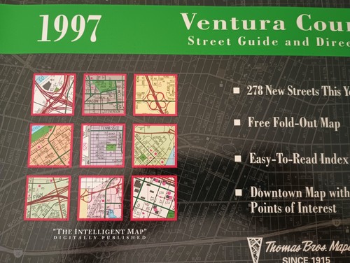 1997 The Thomas Guide Ventura County Street Guide and Directory | eBay