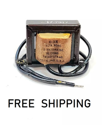 (1x) 2H - 15mADC - 170Ω - Smoothing Filter Choke - Inductor - Triad C ...