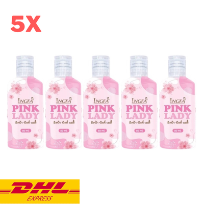 5x Ingfa Pink Lady Feminine Wash Reduce Odor Itching for Women Girls ...