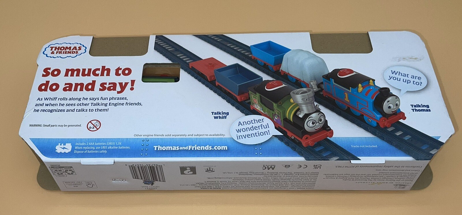 Fisher-Price Thomas and Friends Talking Whiff Motorized Engine Train ...