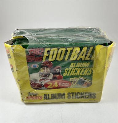 1982 Topps Football Album Stickers Unopened Box D2 | eBay
