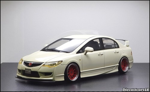 1/18 Onemodels Tuning Honda Civic Type R FD2 White With Aluminium Rims ...