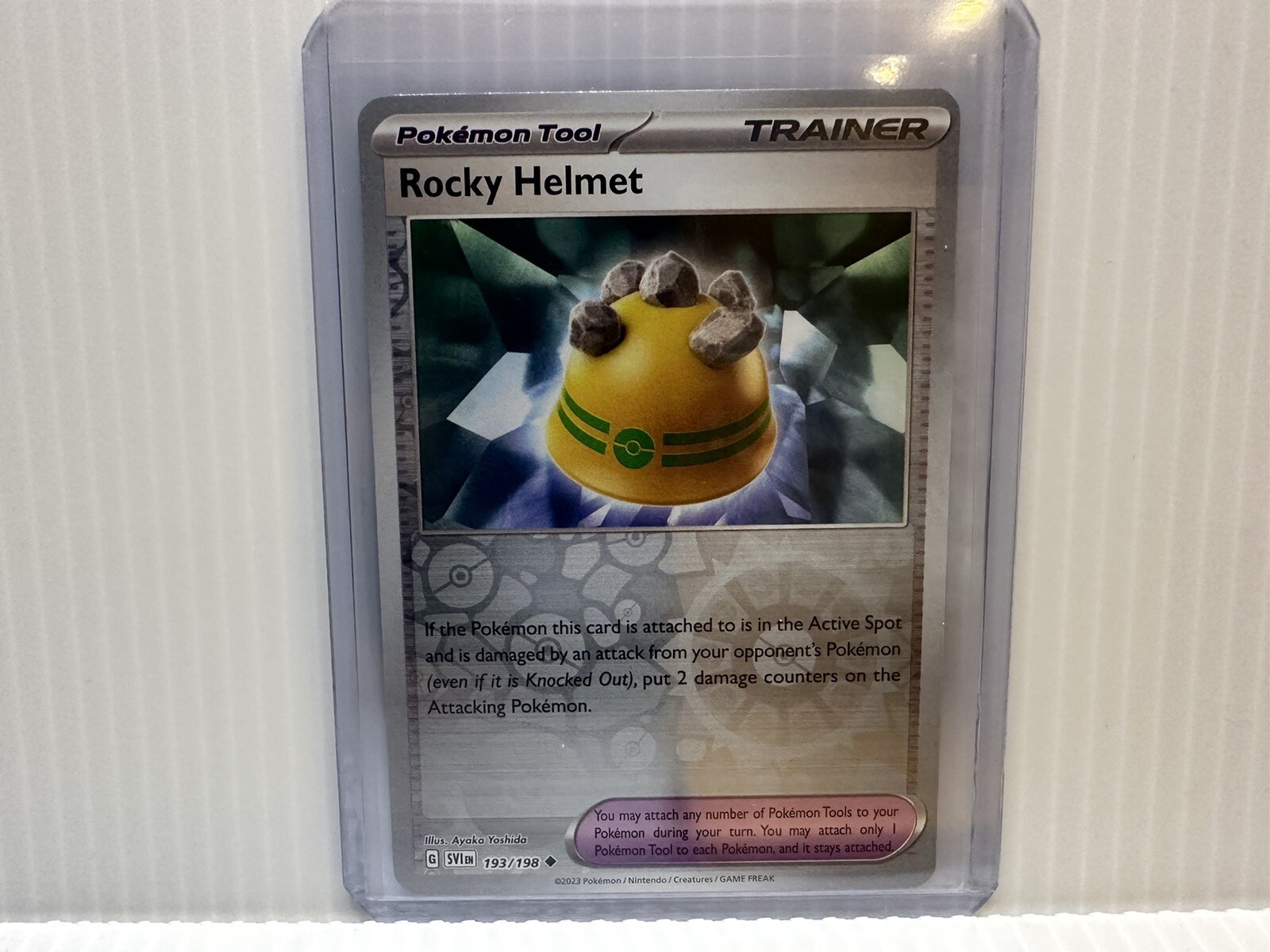 Rocky Helmet 193/198 Pokémon TCG Scarlet & Violet Base Set Trainer ...