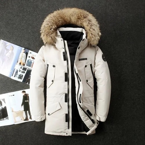 Men Winter Duck Down Coats Long Down Jackets Male Outdoor Winter ...