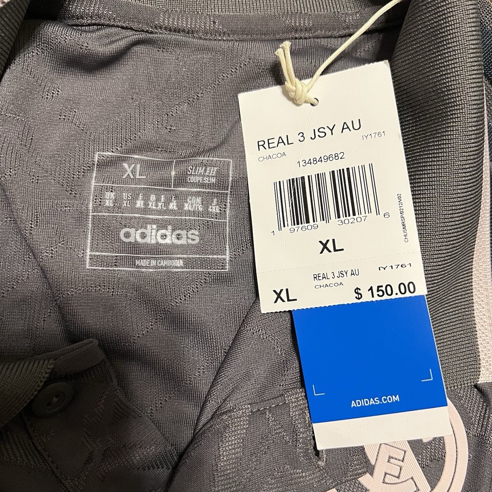 Adidas Real Madrid 2024/25 Authentic Soccer Third Jersey 3rd Kit IY1761 ...