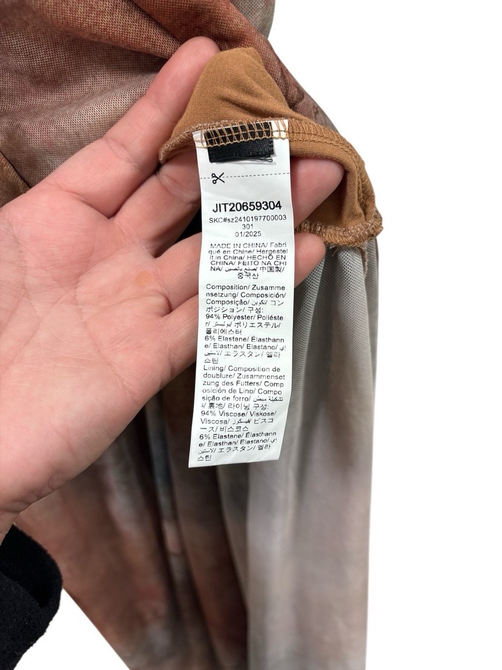 Mermaid Strapless Top Flared Bottom Dress Multicolored Sexy Y2K 90’s ...