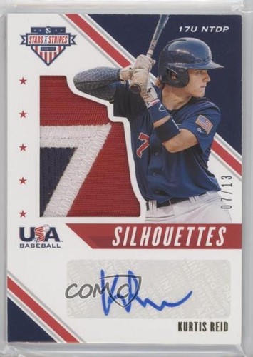 2020 Panini USA Baseball Stars & Stripes Prime /13 Kurtis Reid #USJ-KR ...