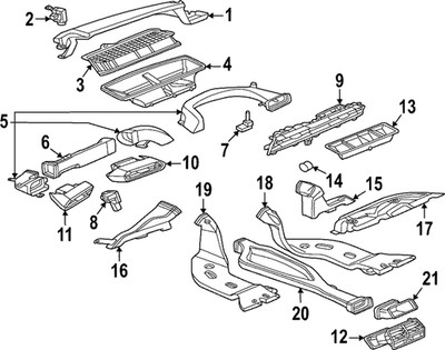 Genuine Audi Air Vent 8Y1-820-902-A-Z6A | eBay