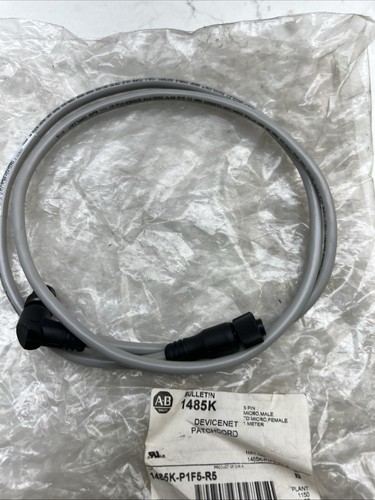Allen-Bradley 1485K-P1F5-R5 KWIKLINK Micro Right Angle Cable Devicenet ...