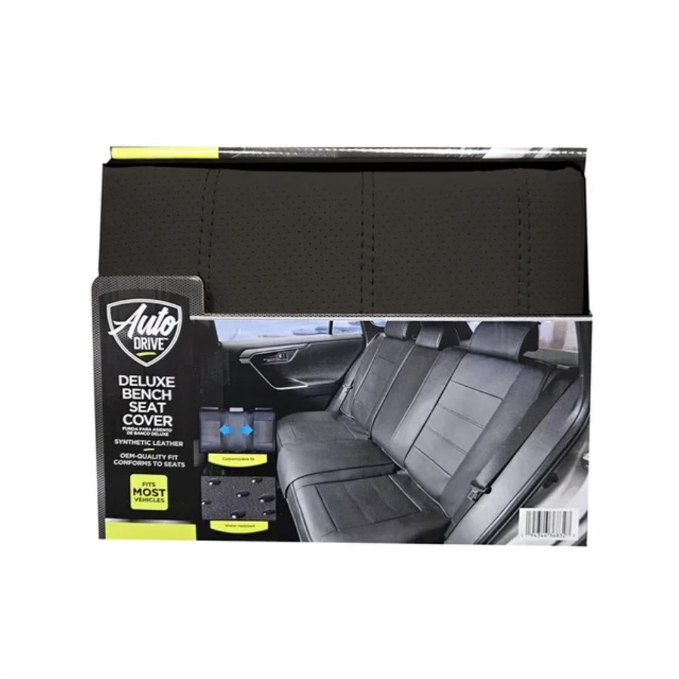 ADC Solutions Auto SC534507 Drive Full Faux Leather Rear Bench Seat ...