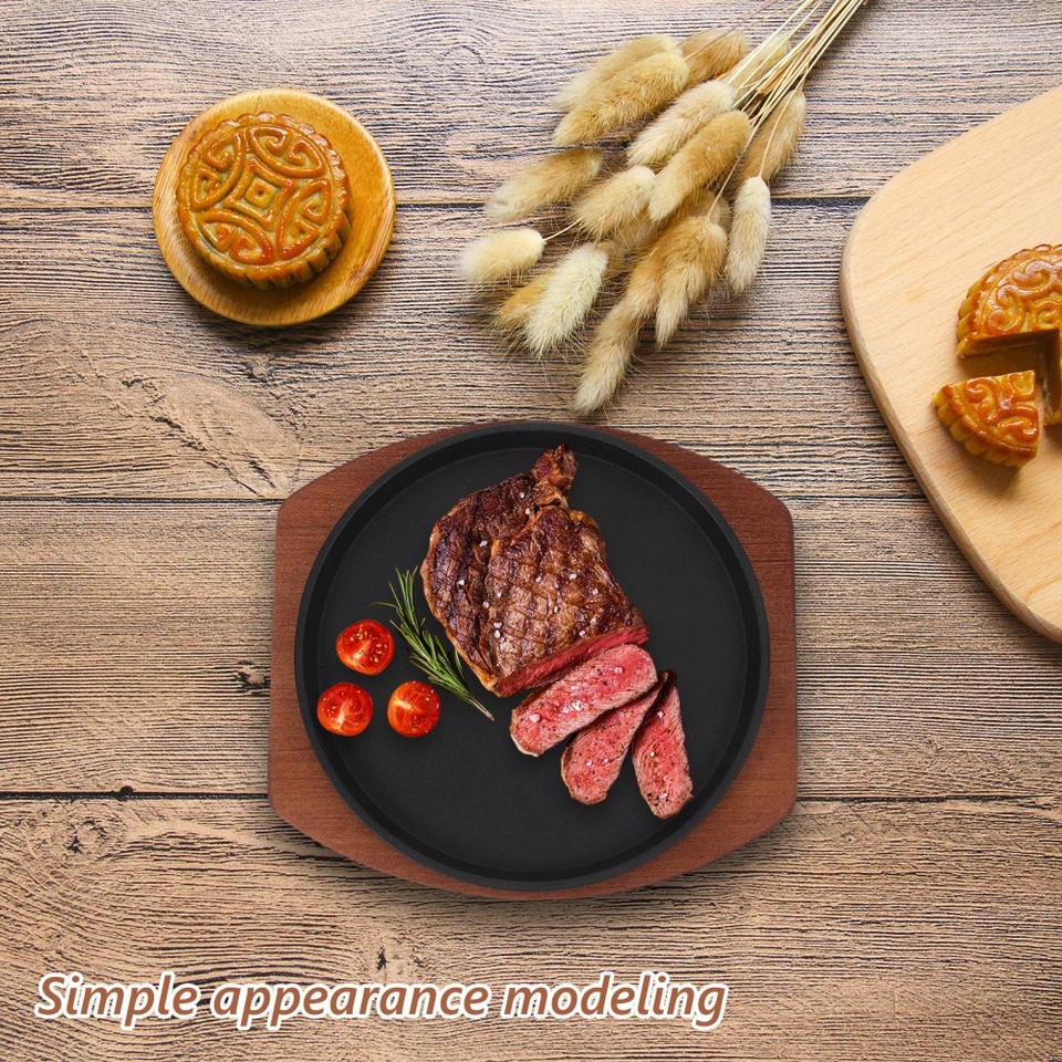 Grill Pan Non Stick Griddle for Induction Hob Steak Plate Grilling ...