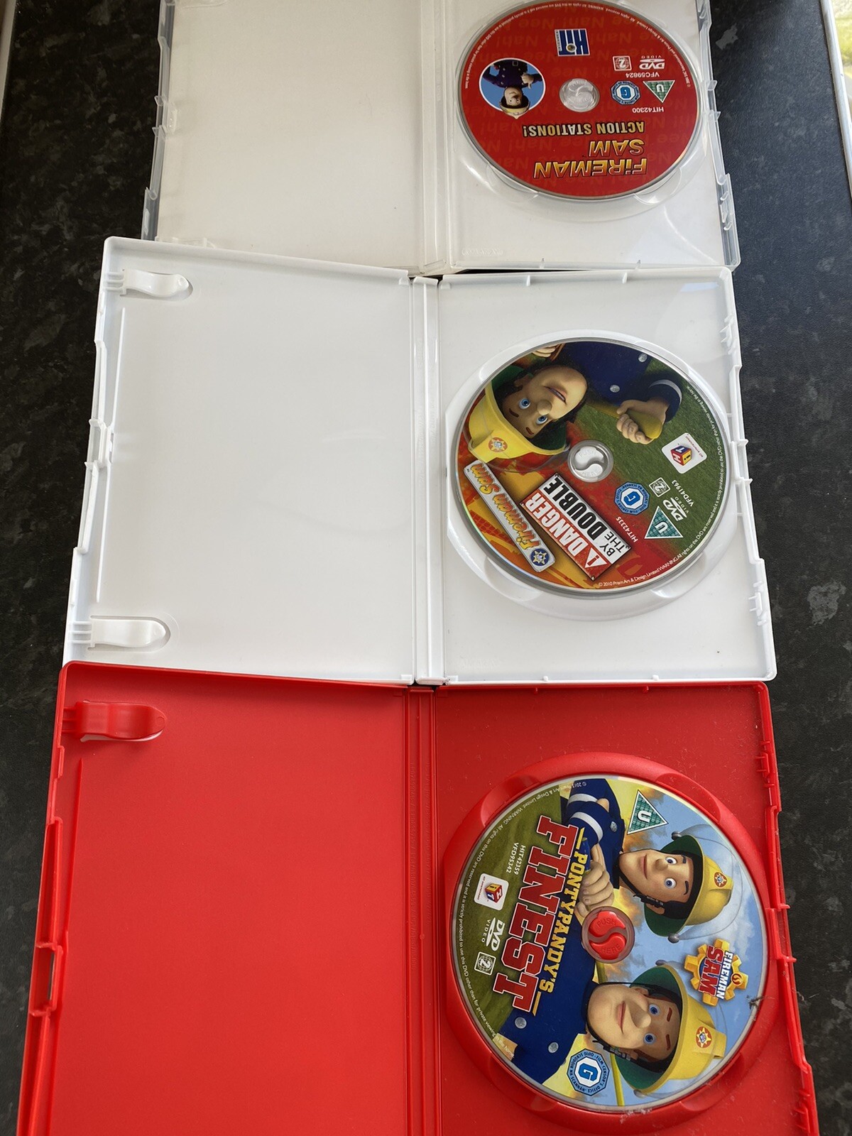 Fireman Sam - X3 DVD Action Stations, Danger By The Double, Pontypany’s ...