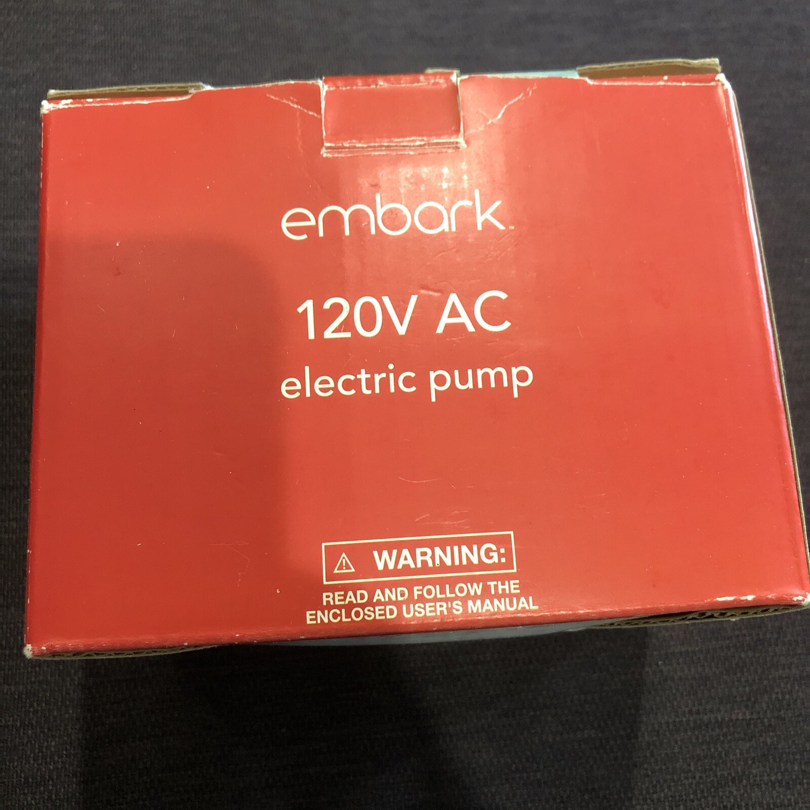 Embark 120v Electric Airbed Pump With Three Valve Adaptors for sale ...