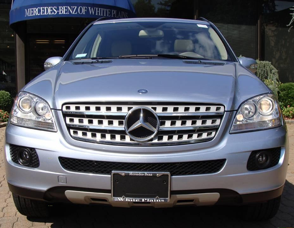 Silver Front Grille W/Emblem For Mercedes 2005-2008 W164 ML320 ML350 ...