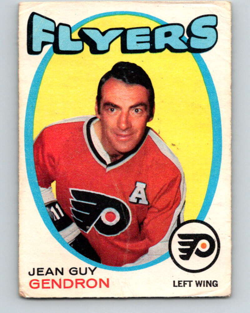 (HCW) V9630--1971-72 O-Pee-Chee #204 Jean-Guy Gendron Philadelphia ...