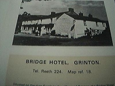 magazine picture 1970s bridge hotel grinton | eBay UK