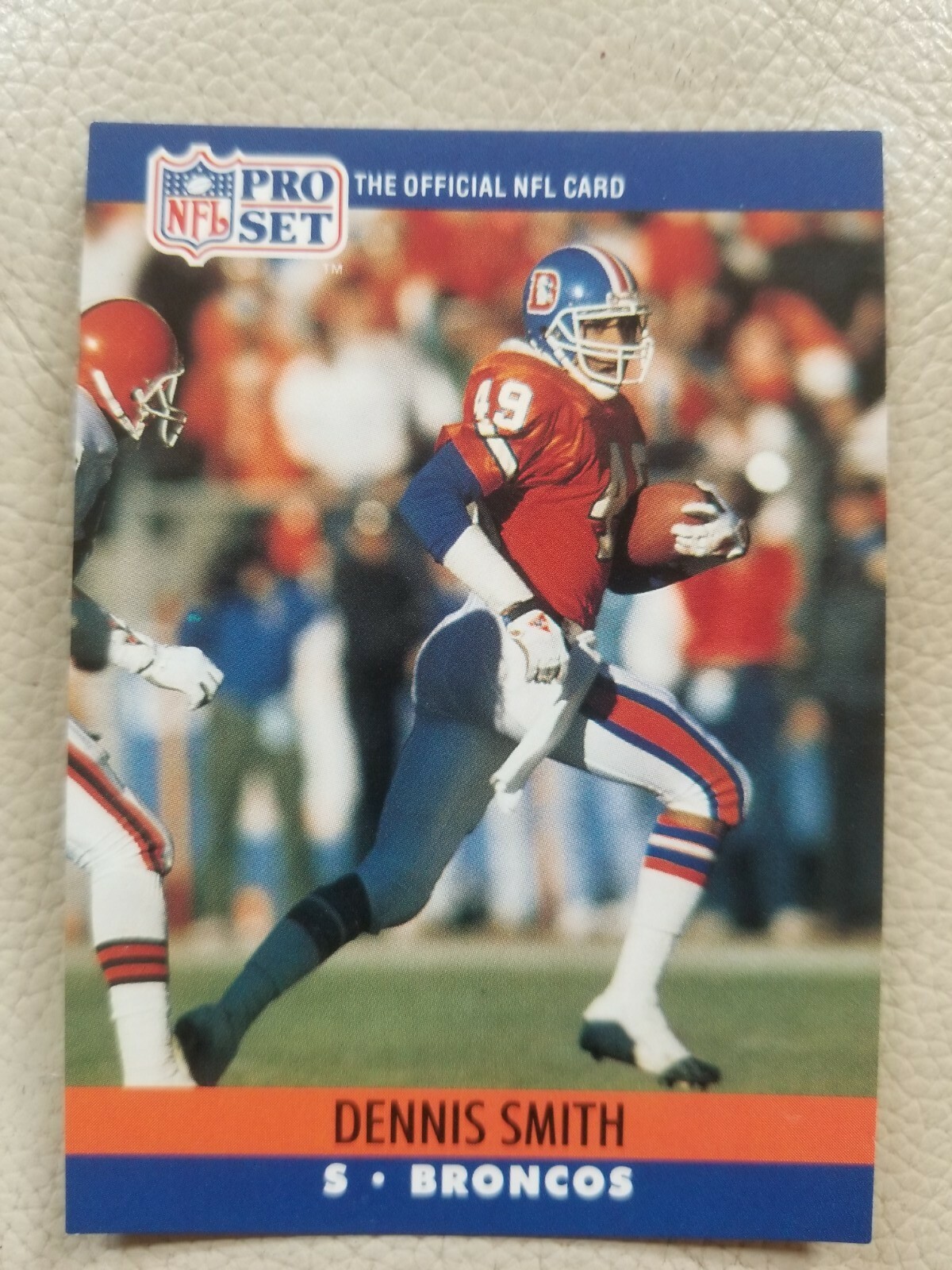Dennis Smith Denver Broncos Safety Pro Set 1990 Card #491 | eBay