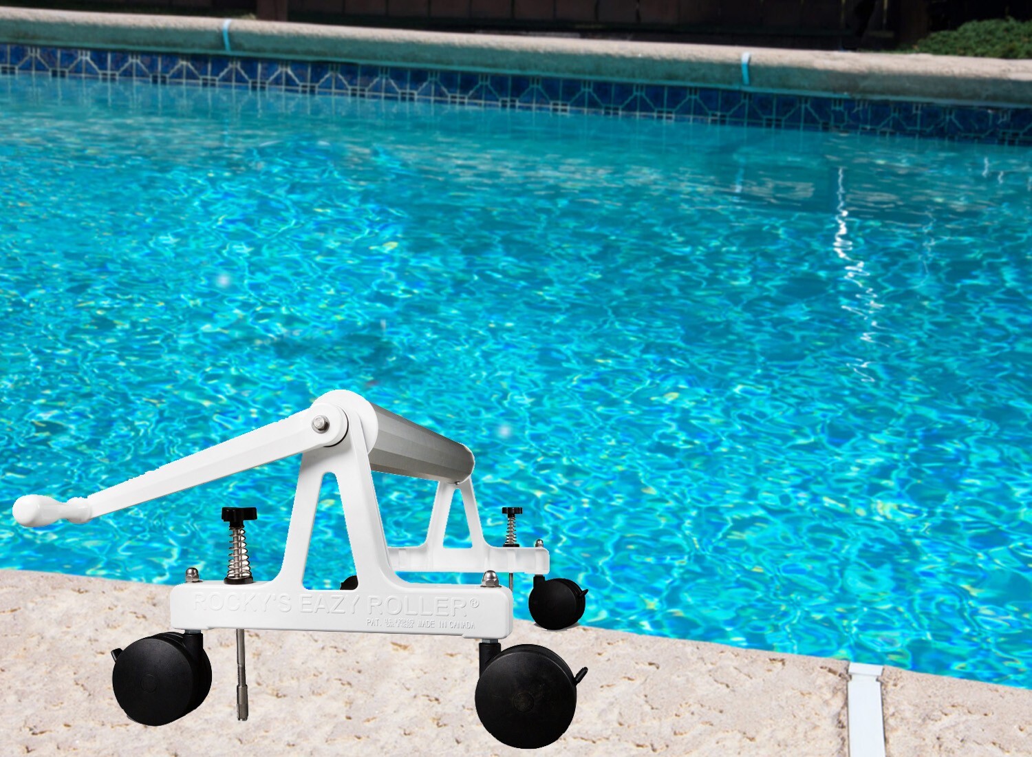 Rocky's 5A Portable Inground Swimming Pool Solar Reel w/ Tubes ...