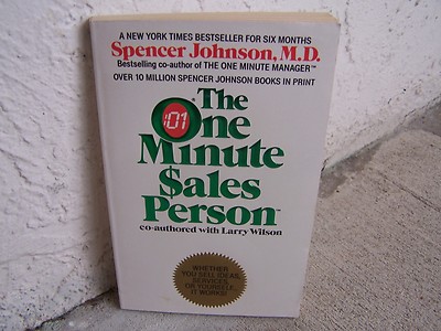 The One Minute Sales Person by Spencer Johnson (1991, Paperback ...