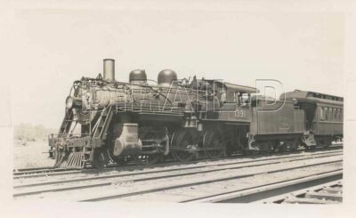 9A241 RP 1939 BOSTON & MAINE RAILROAD 2-6-0 LOCO #1391 BEVERLY MA ex ...
