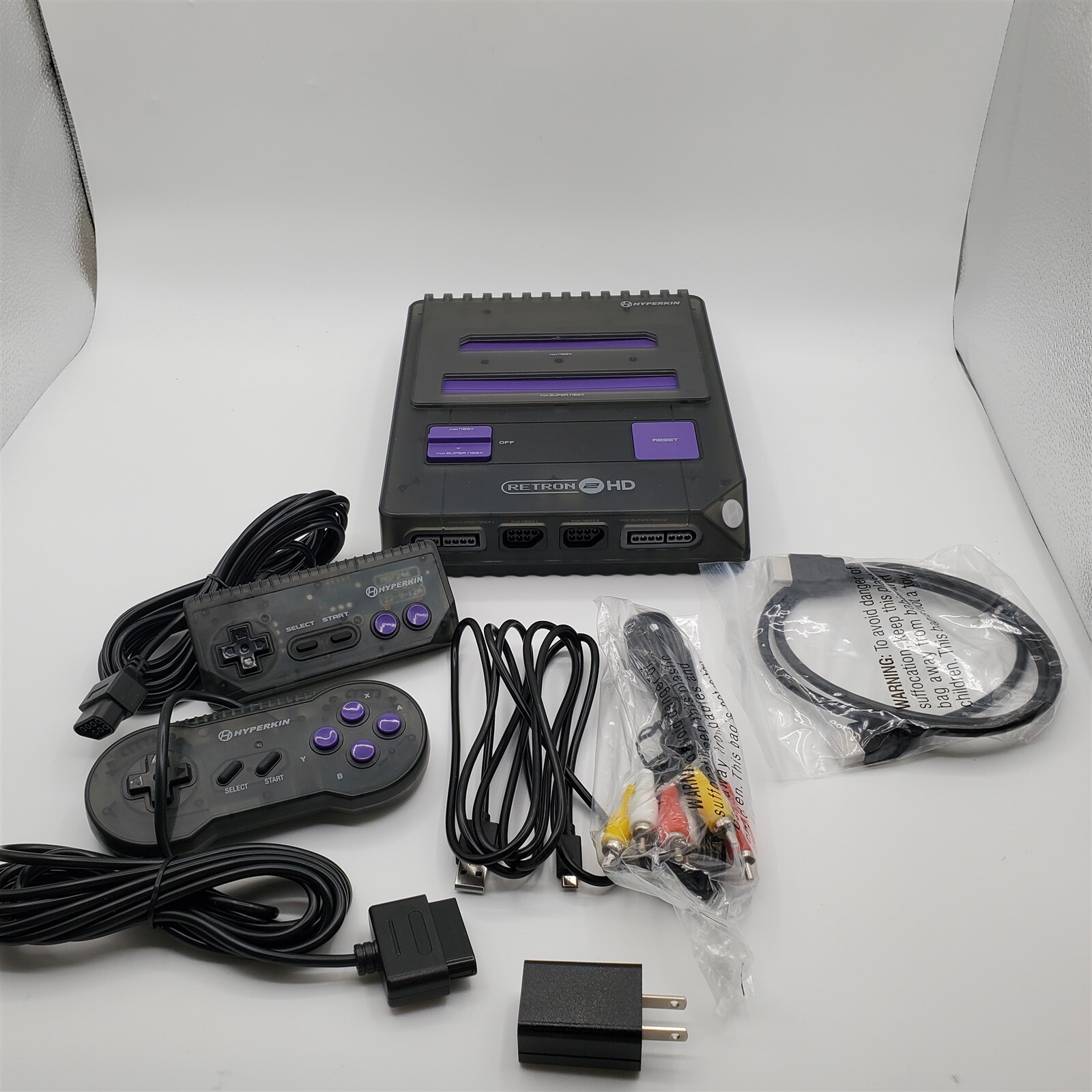 Hyperkin RetroN 2 HD Gaming Console (Space Black) [M02888-SB] | eBay