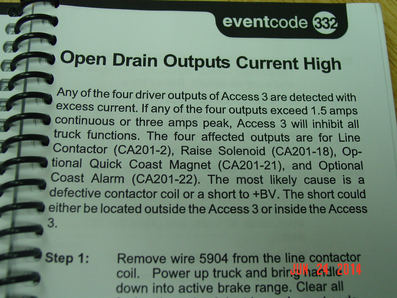 CROWN 4500 series (PE)Diagnostic + Event Codes Reference Guide OEM 2006 ...