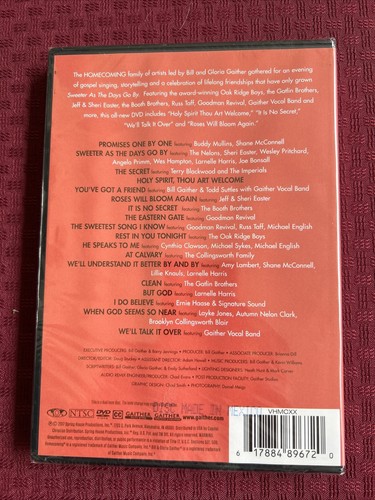 Sweeter as the Days Go By w/Bill & Gloria Gaither (DVD, 2017, Spring ...