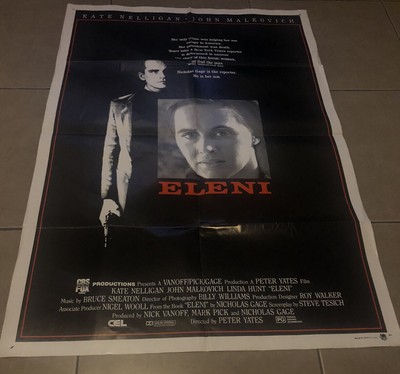 Eleni One Sheet Movie Poster John Malkovich Linda Hunt Kate Nelligan | eBay