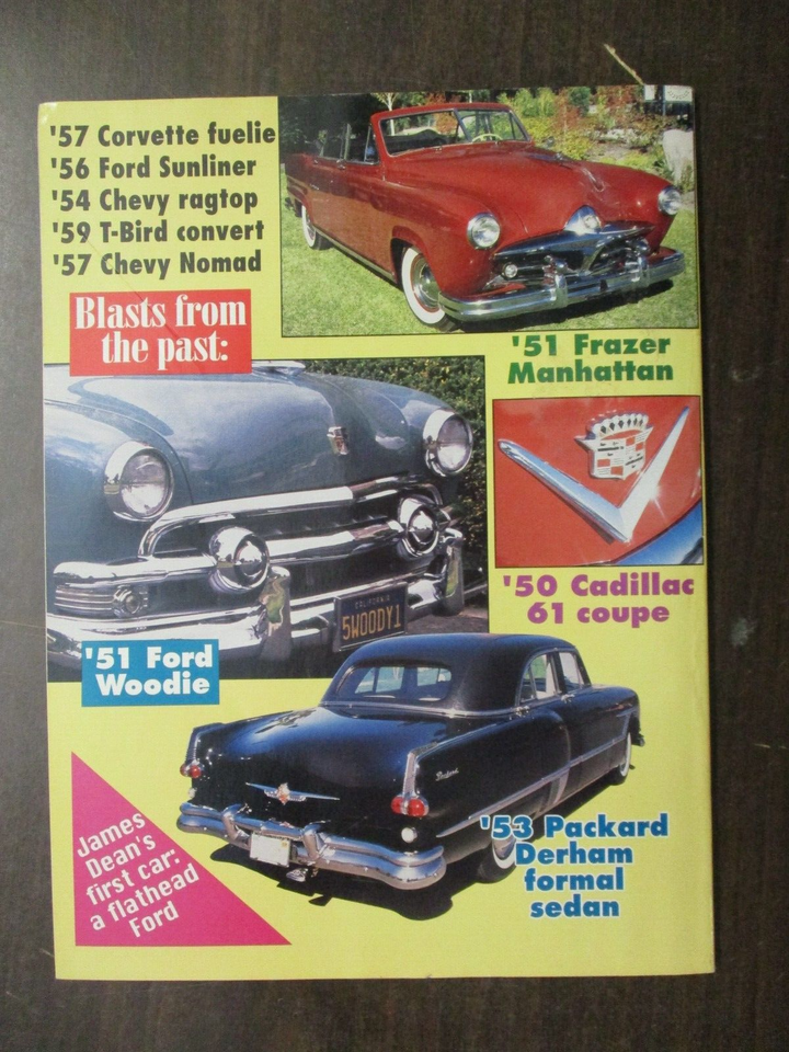 MUSCLE CARS OF THE 60'S 70'S MAGAZINE MARCH APRIL 1993 1952 MG TD 1951 ...