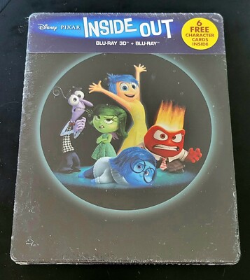 Inside Out Steelbook - Imported (3D Blu-ray, 2015) | eBay