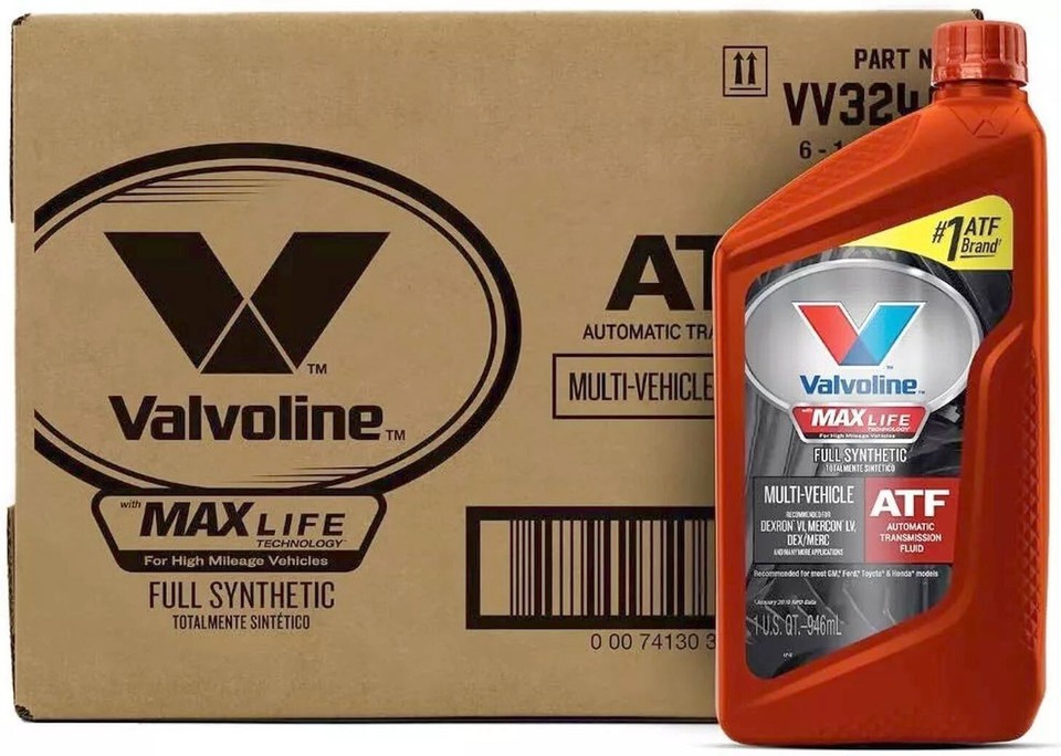 (6 QUART) ValVoline DEXRON-VI MERCON-LV ATF Auto Transmission Oil Fluid ...