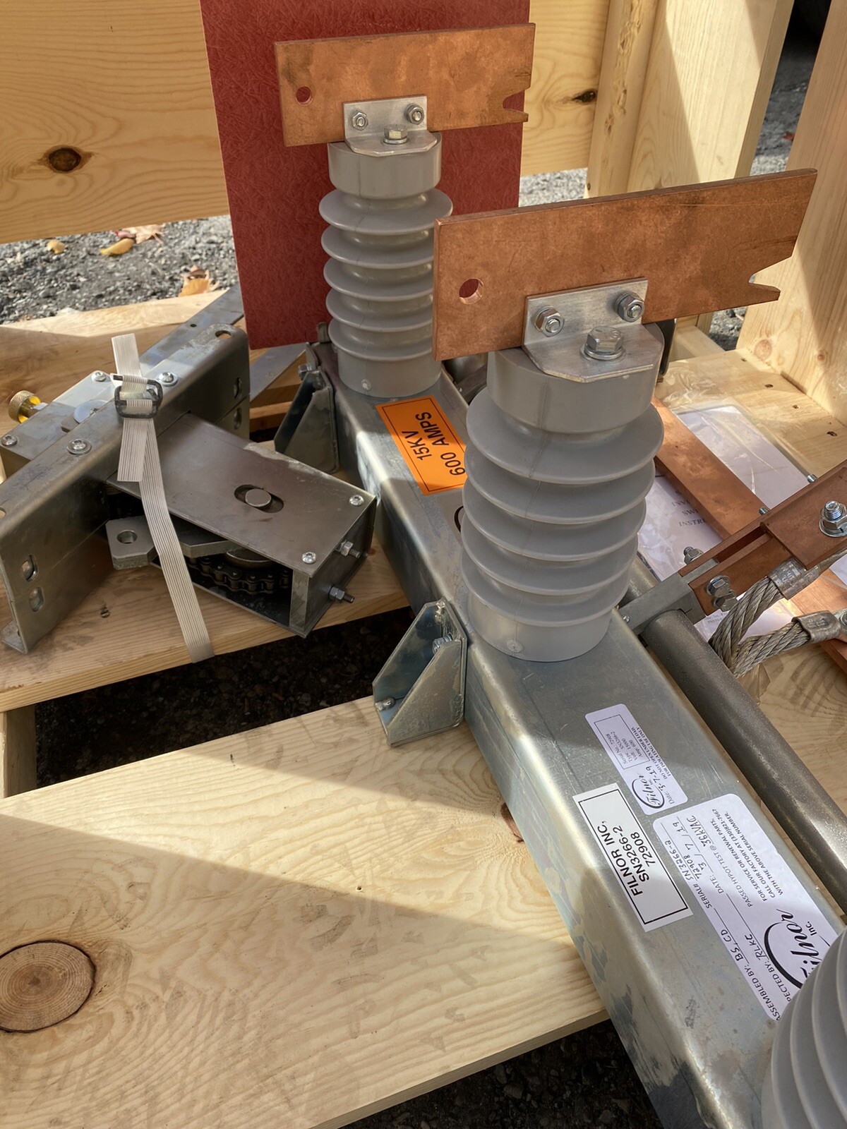 Filnor Knife Grounding Switch 600A 15KV 110KVB 4 Pole SN3266-2 | eBay