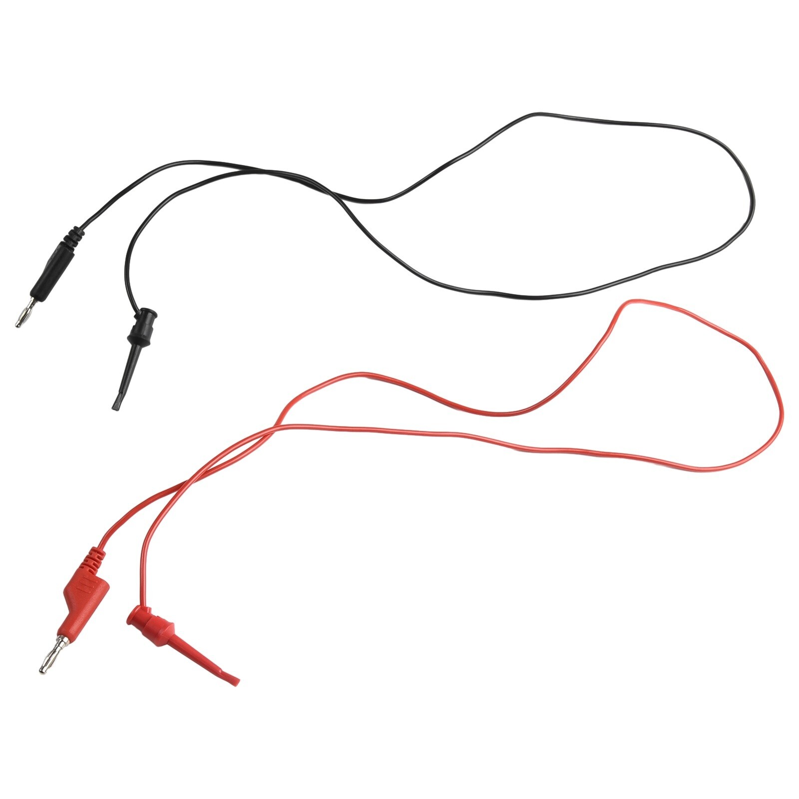 Premium Stackable Banana Plug Test Hook Clip Multimeter Leads 4MM Cable ...