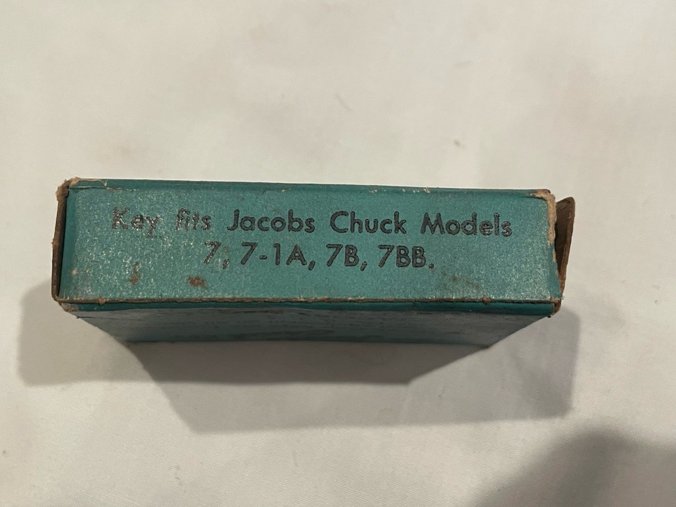 Jacobs Chuck Key Model 7 Part No. K7 with Box | eBay